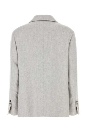 Brunello Cucinelli Wool Blazer - Gray