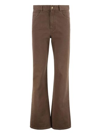Nili Lotan jean à coupe évasée - Marron