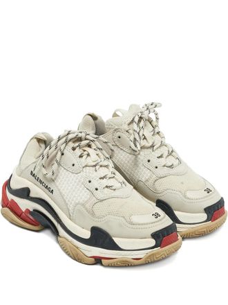 Balenciaga baskets Triple S - Tons neutres