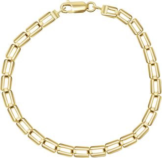 Fascination by Ellen K Armband Gold 375 mit Karabinerverschluss 19cm lang