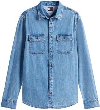 Tommy Hilfiger Chemise droit en jean coton