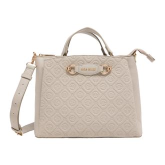 Carlo Colucci Handtasche mit Logo-Pr&auml;gung - - Bags - Damen - Grau - ONE SIZE