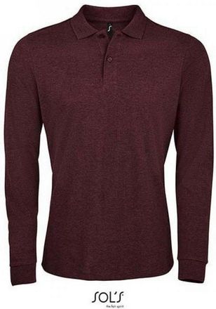SOLS Langarm-Poloshirt Herren Long-Sleeve Piqué Polo Shirt Perfect