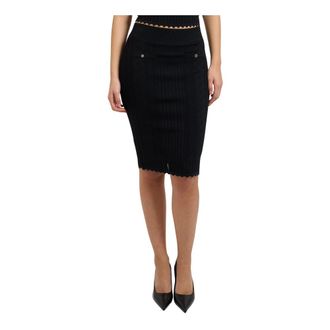 Fracomina Femme, Jupes, Noir, Taille: 42 FR Midi Pencil Skirt