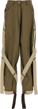 The Attico Pantalons Décontractés - Vert