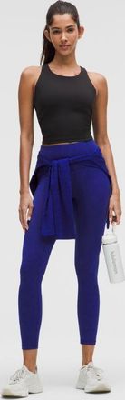 lululemon Legging Wunder Train taille haute avec poches pour Femmes - 64 cm - Bleu - Taille 12