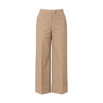 Pantaloni Torino Femme, Pantalons, Beige, Taille: 38 FR Colette Cropped Pantalons