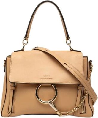 Chlo&eacute; Sac Faye Day Pre-owned - Femme - Pre-owned - Beige - Taille: ONE Size
