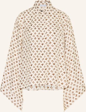 Max Mara Bluse Obice Aus Seide weiss