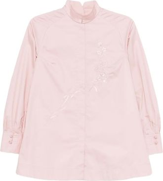 Shiatzy Chen Hemd mit Scape-of-Curve-Stickerei - Rosa
