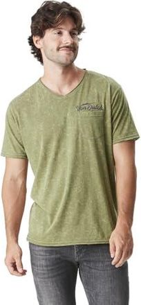 Von Dutch Tee Shirt Homme, T-Shirt Homme MOTT, Col v & Regular fit XL