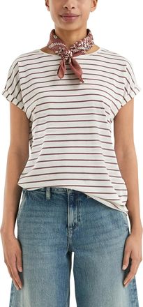 QS by s.Oliver Locker geschnittenes T-Shirt aus Modalmix