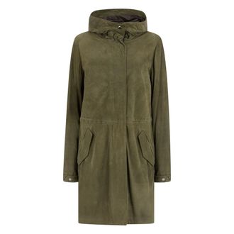 Moorer Parka Antibesu - Femme - Manteaux - Vert - Taille: 38 FR