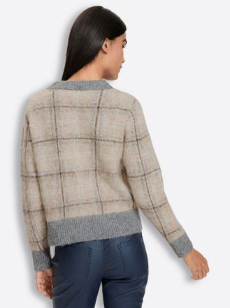Heine Strickjacke Strickjacke Langarm Grobstrick