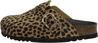 Scholl Femme, Chaussures, Multicolore, Taille: 36 EU Chaussures Plates en Daim &agrave; Imprim&eacute; Animalier