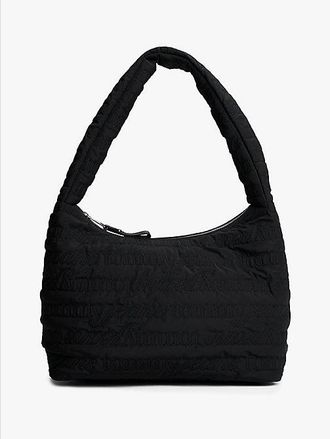 Tommy Hilfiger Sac hobo à logo matelassé en surpiqûres