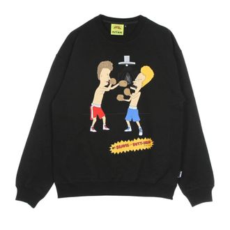 Iuter Beavis & Butthead Crewneck Sweatshirt Schwarz - - Sweatshirts & Hoodies - Herren - Schwarzk - L