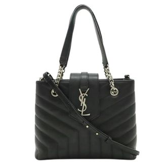 Saint Laurent Pre-owned Paris Loulou Leder 2way Umh&auml;ngetasche - - Pre-owned - Damen - Schwarzk - ONE SIZE