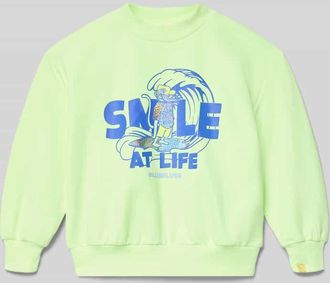 BILLIEBLUSH Sweatshirt mit Motiv-Print und Rundhalsausschnitt