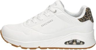 Skechers Femme, Chaussures, Blanc, Taille: 37 EU Uno - Jungle Nite