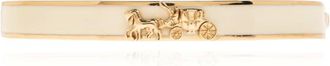 Coach Femme, Accessoires, Beige, Taille: ONE Size BR H&C Enamel Hinge Bangle