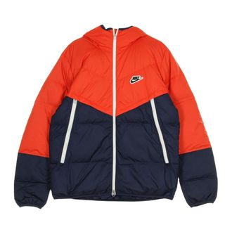 Nike Homme, Vestes, Bleu, Taille: XL Veste Sportswear Windrunner en Duvet Rouge/Bleu/Noir