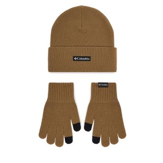 Columbia Set M&uuml;tze und Handschuhe Columbia CSC 2180791 Hellbraun