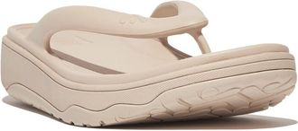 FitFlop Damen Relieff Recovery Zehentrenner Sandale, beige, 43 EU
