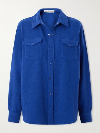 God's True Cashmere Chemise En Cachemire - Bleu