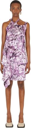 Ninamounah Femme, Robes, Multicolore, Taille: 40 FR Asymmetric Mini Dress