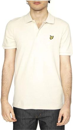 Lyle & Scott Homme, Tops, Beige, Taille: S Polo Chemises