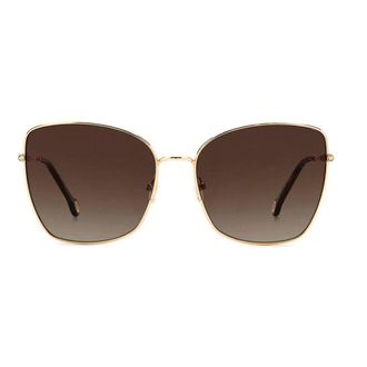 Carolina Herrera Womens Gold Metal Sunglasses