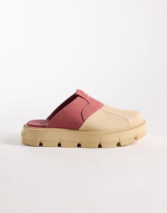 Sorel Rein - Clogs in Creme und Rosa-Wei&szlig;