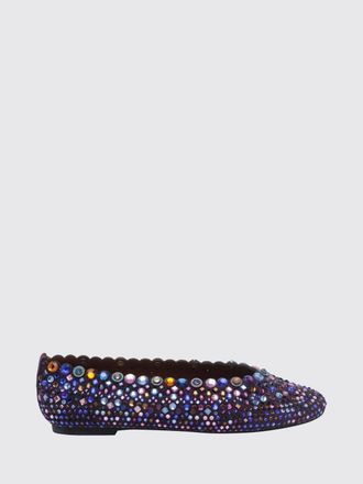 Kurt Geiger Ballerines en cuir brod&eacute;es de cristaux