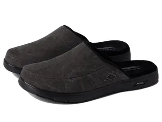 Skechers Herren Arch Fit Lounge Hausschuh, Weizen Textil, 42.5 EU