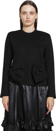 Comme Des Gar&ccedil;ons Bow Long Sleeve T-Shirt