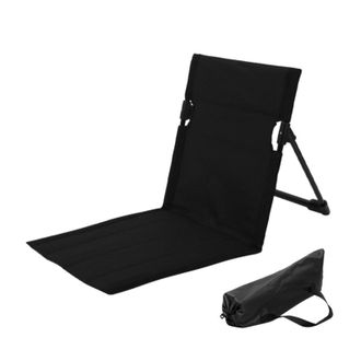 Generico Beach Tumbar Reisestuhl, tragbar, leicht, wasserdicht, solarbetrieben, verstellbare R&uuml;ckenlehne, entspannender Strandstuhl f&uuml;r Br&auml;unung, Reisen, Innen