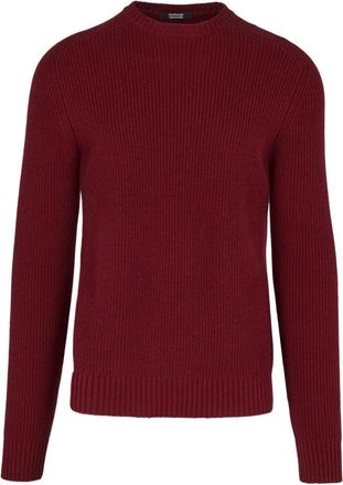 Bomboogie Homme, Pulls, Rouge, Taille: M Crew-297 Ribbed Sweater