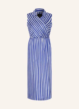 Marc Cain Kleid In Wickeloptik blau