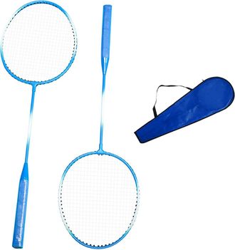 Generico Professioneller Badmintonschläger, Badmintonschläger-Set, tragbar, für Erwachsene, Freizeitzubehör, Badmintonausrüstung für Outdoor, Garten, PLA