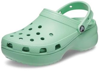 Crocs Classic Platform Sabots &agrave; semelle compens&eacute;e pour femme, pierre de jade, pointure 42