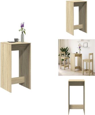 vidaXL Vidaxl - Bartisch Sonoma-Eiche 51x50x103,5 cm Holzwerkstoff - Bartisch - Bartische - Stehtisch - Kneipentisch