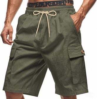Generic Short chino pour homme - Short de sport - Taille courte - Pantalon chino d&eacute;t&eacute; pour homme - Coupe droite - Pantalon de surv&ecirc;tement avec poches - Pantal