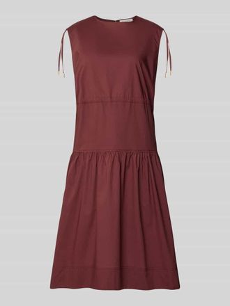 Christian Berg Midikleid im Stufen-Look mit Rundhalsausschnitt