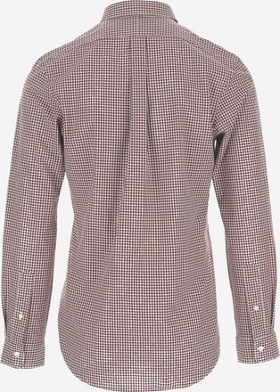 Polo Ralph Lauren Checked Stretch Cotton Shirt - Red