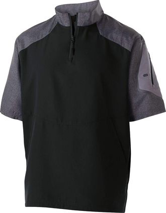 Holloway Sportswear Herren Raider Pullover S/S 18u Hemd, schwarz, XX-Large