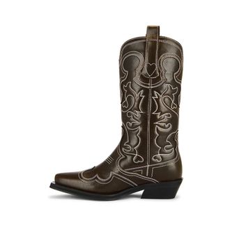 Ganni Femme, Chaussures, Vert, Taille: 37 EU Kowbojki 3112 Western