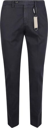 Manuel Ritz Homme, Pantalons, Bleu, Taille: M Pantalon Chino Slim Stretch en Twill de Coton