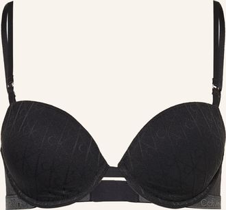 Calvin Klein Schalen-Bh Icon Lace Metallic schwarz