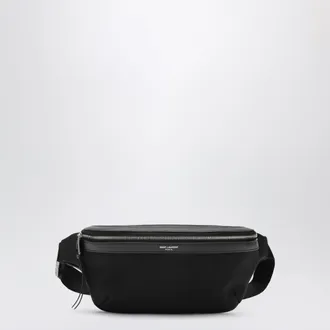 Saint Laurent Schwarze Crossbody-Tasche aus Canvas